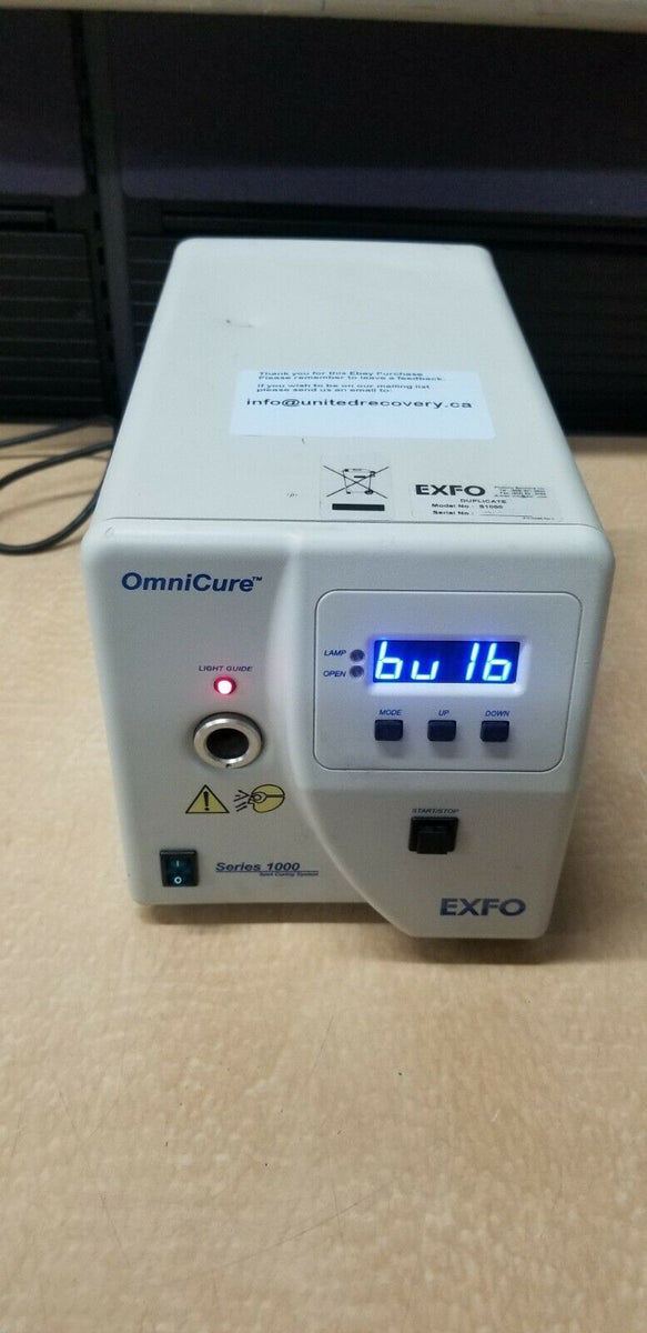 EXFO Omnicure Series 1000 S1000 Light Source – Unitedrecovery.ca
